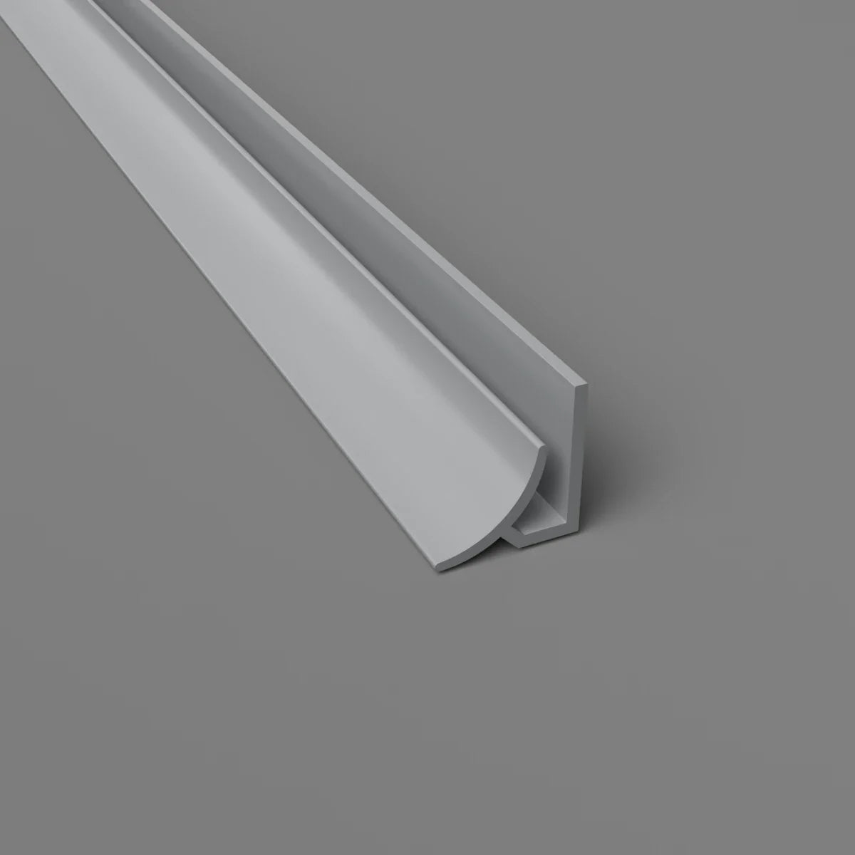 Profil de Coin à Rayon Interne en PVC Noir - 3050 mm | Finition Murale ...
